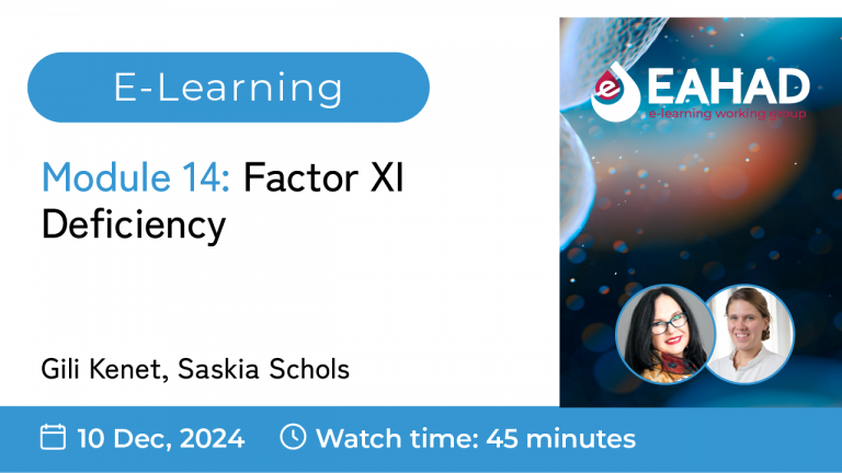 E-Learning Module 14: Factor XI Deficiency – EAHAD